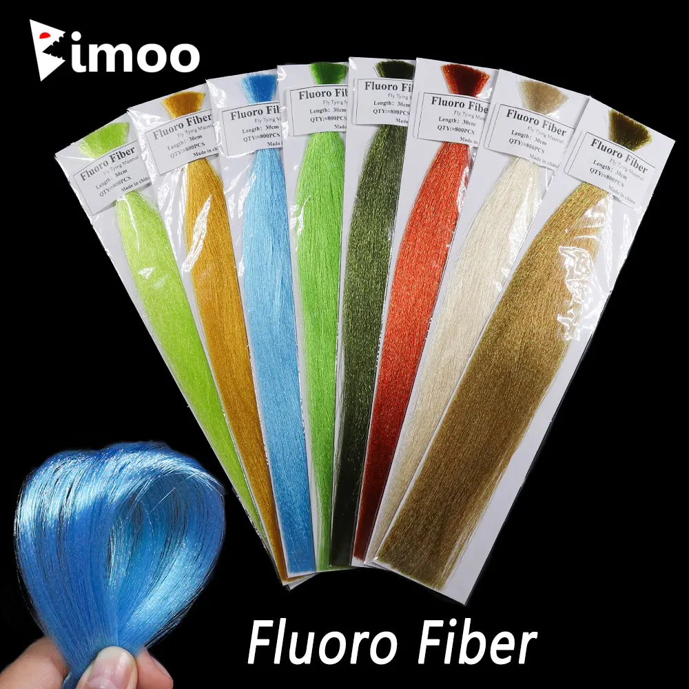 Bimoo-1Pack-Fluoro-Fiber-Fly-Tying-Material-Ultra-Fine-Flash-Tinsel-For ...