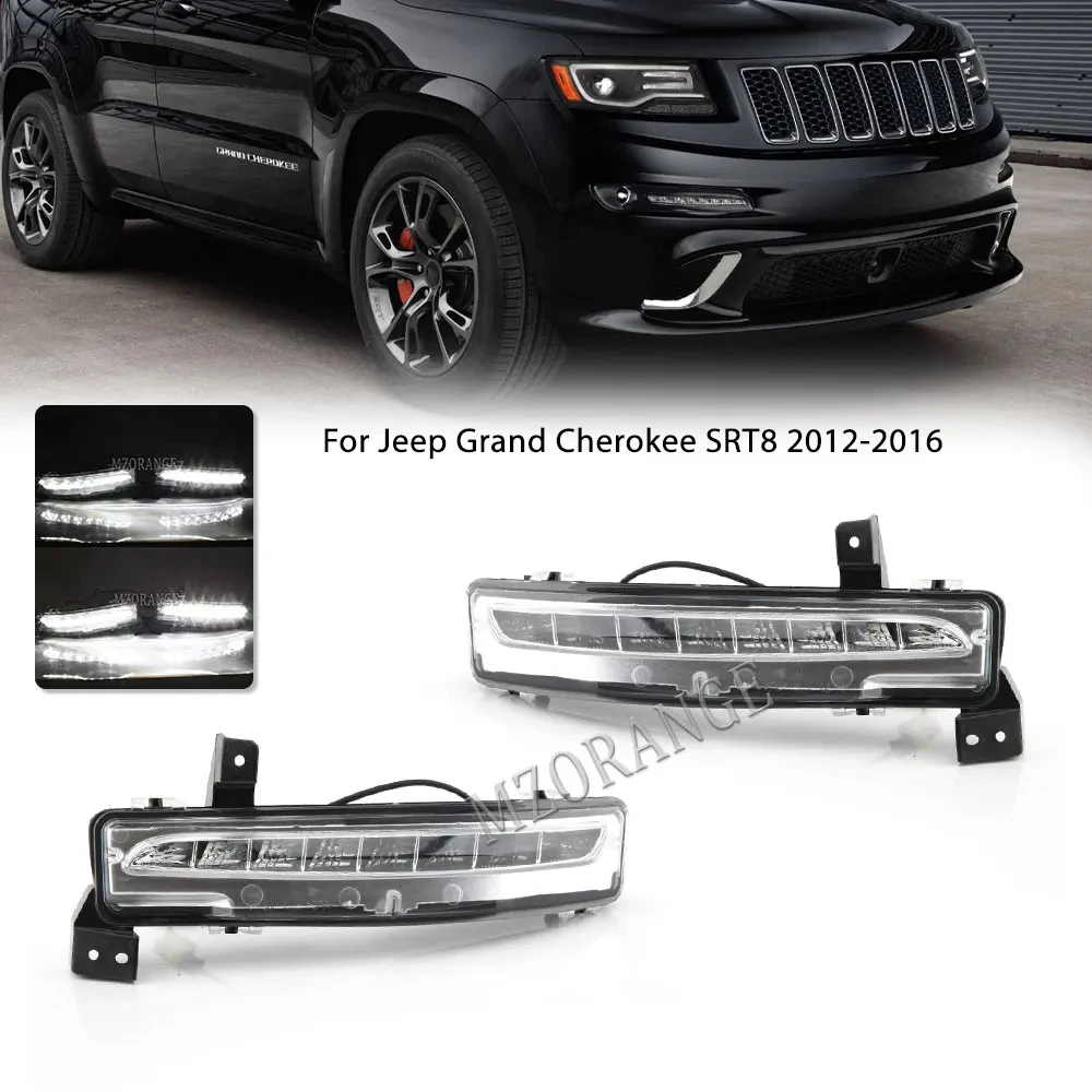 LED-DRL-Daytime-Running-Lights-For-Jeep-Grand-Cherokee-SRT8-2012-2013 ...