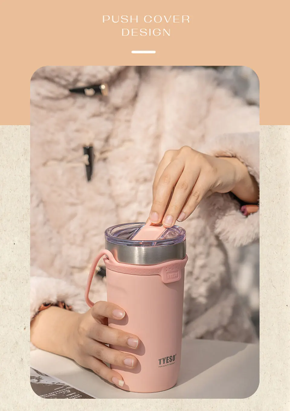 GOURDE BIDON,Purple MUGS-710ml--Bouteille de café isotherme en acier ...