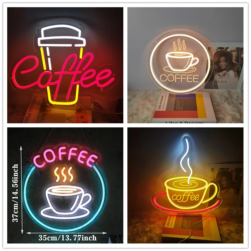 Coffee-Neon-Sign-Luminous-LED-Sign-for-Cafe-Bar-Resturant-USB-Letter ...