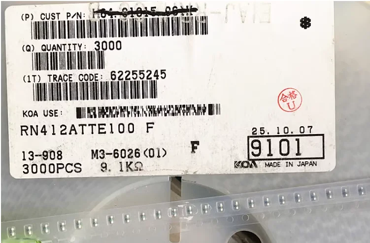 Original-KOA-Cil-ndrica-Cor-Anel-Resistor-SMT-RD41B2A-S-rie-0102-5-1-8W ...