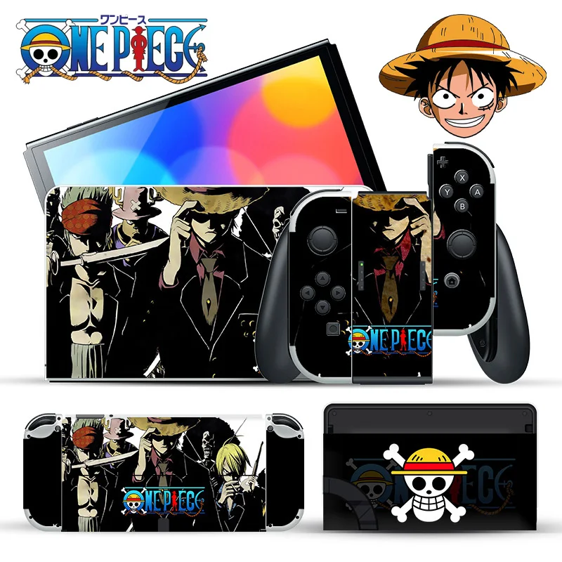 Anime One Piece Luffy Nintendo Switch Skin Cover Sticker Decal For ...