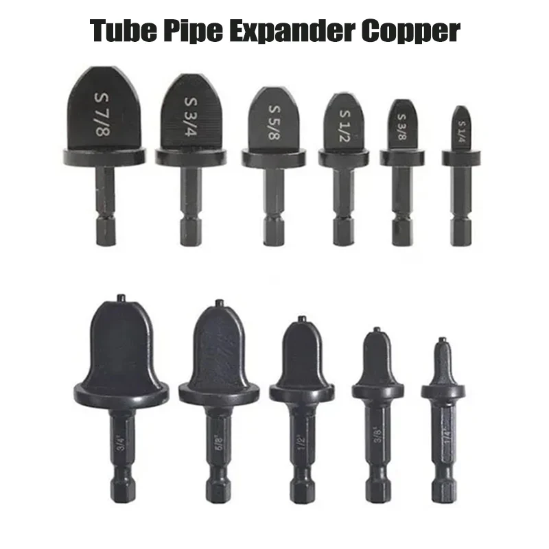 5/6/11Pcs Copper Tube Expander Hexagonal Handle Electric Tube Expansion ...