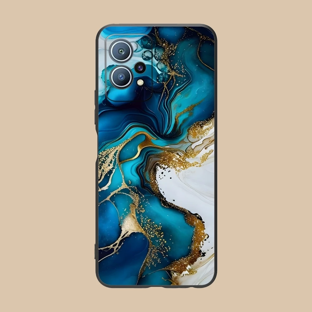 Luxury Golden Stone Mobile Cell Phone Case for Huawei P60 P50 P40 P30 ...