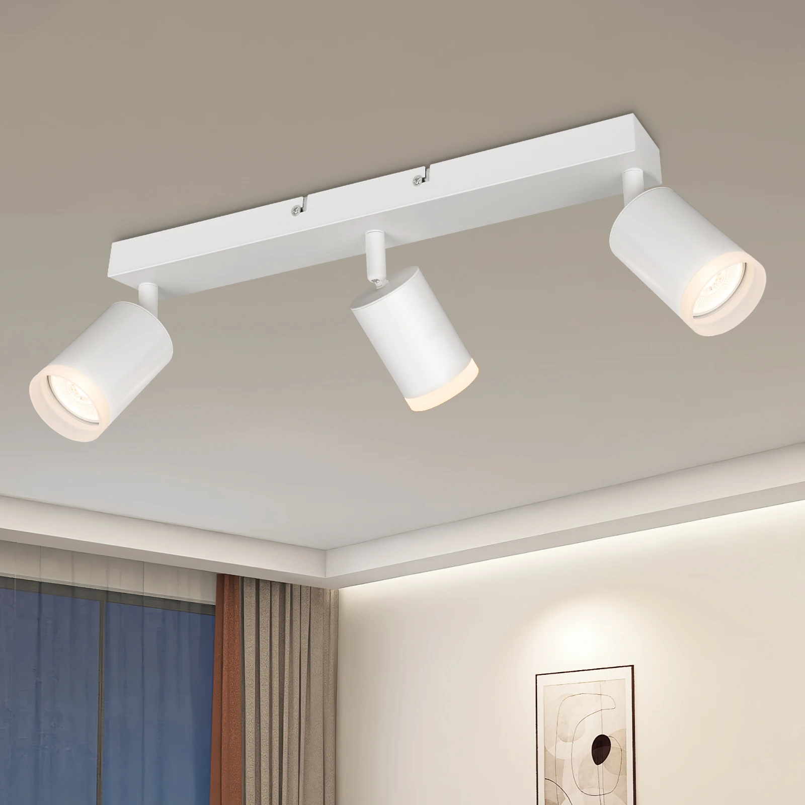Adjustable-3-Way-Ceiling-Spotlight-Fitting-GU10-LED-Ceiling-Light ...
