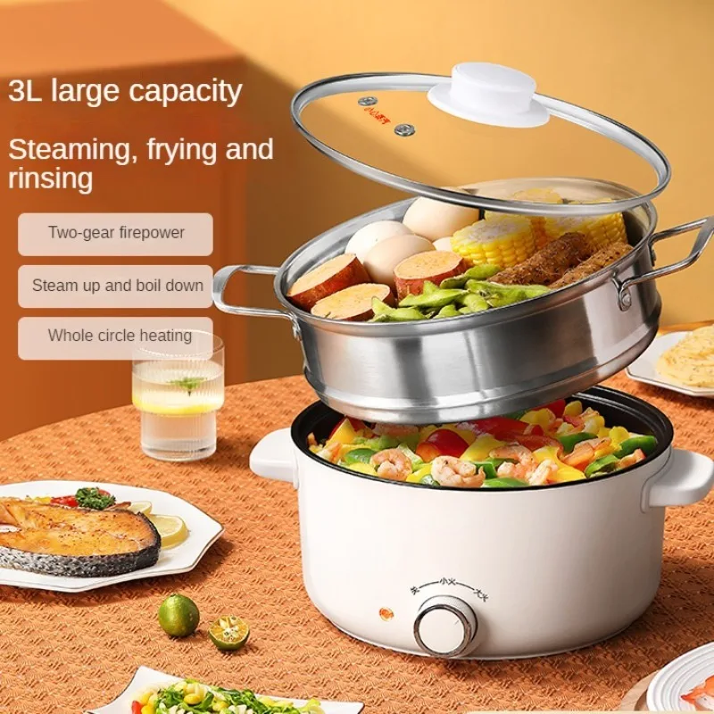 220V-Non-stick-Electric-Cooking-Machine-Multi-Cooker-3L-Frying-Pan ...