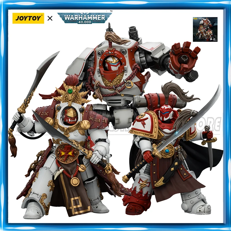 [Pre Order]JOYTOY Warhammer 40K 1/18 Action Figure White Scars Qin Xa ...