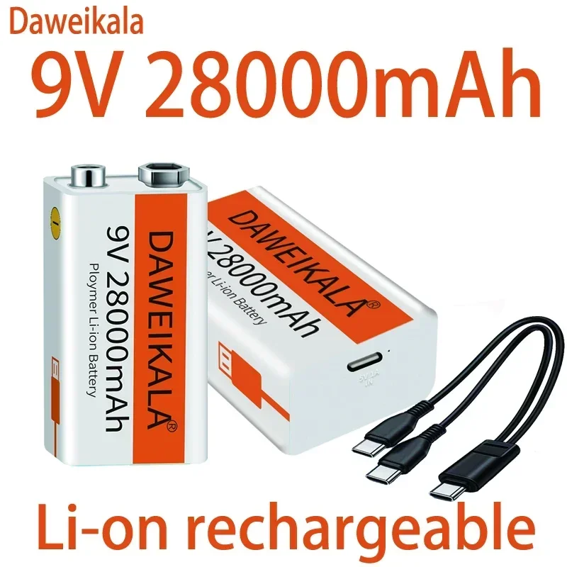 2023-9V-28000mAh-li-ion-Rechargeable-battery-Micro-USB-Batteries9-v ...