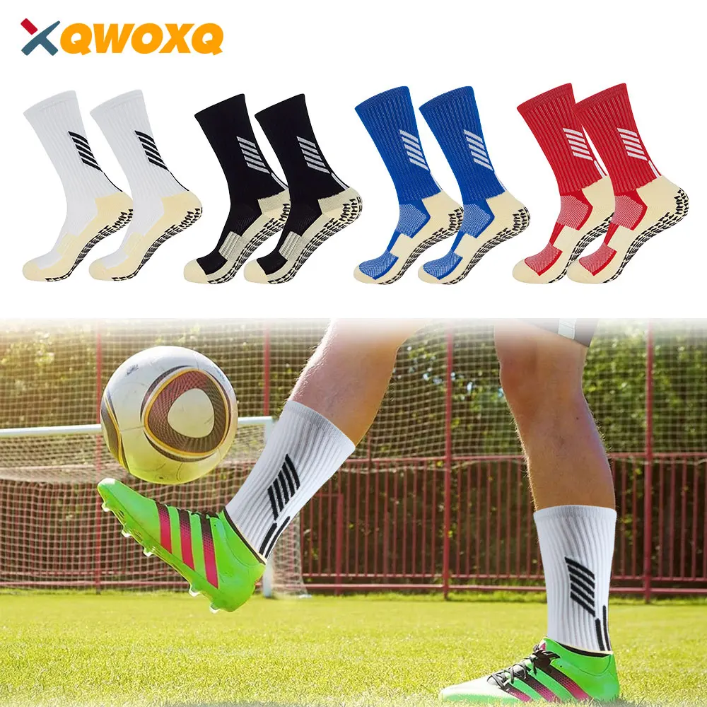 1Pair-Sports-Anti-slip-Athletic-Sock-for-Adult-Children-Soccer-Sock-Non ...