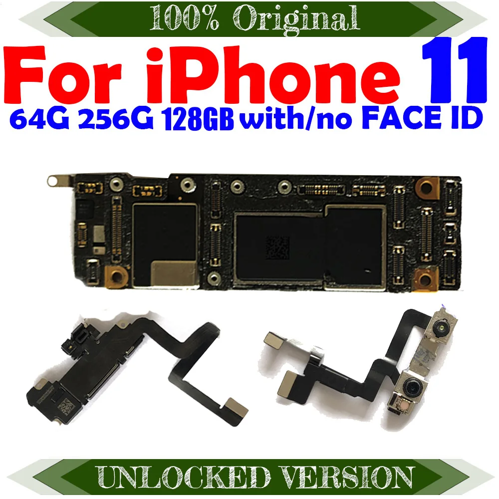 Main Logic Board Full Chips Working For Iphone 11 Motherboard 64gb ...