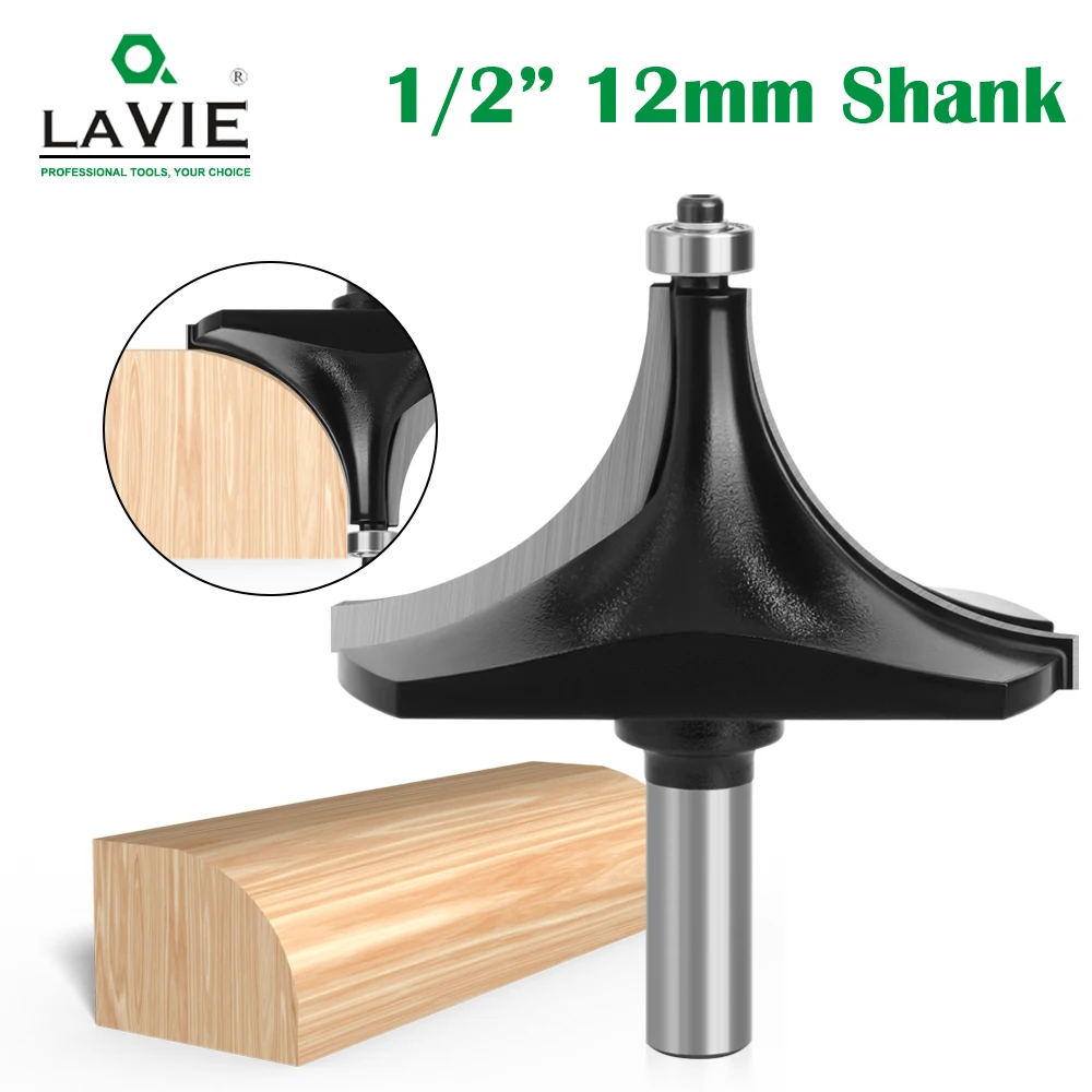 LAVIE-12mm-1-2-Shank-big-Corner-Round-Router-Bit-For-Edging-Woodworking ...