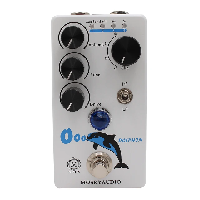 NEW MOSKYAUDIO DOLPHIN Guitar Ultimate Drive Distorton Effects Pedal ...