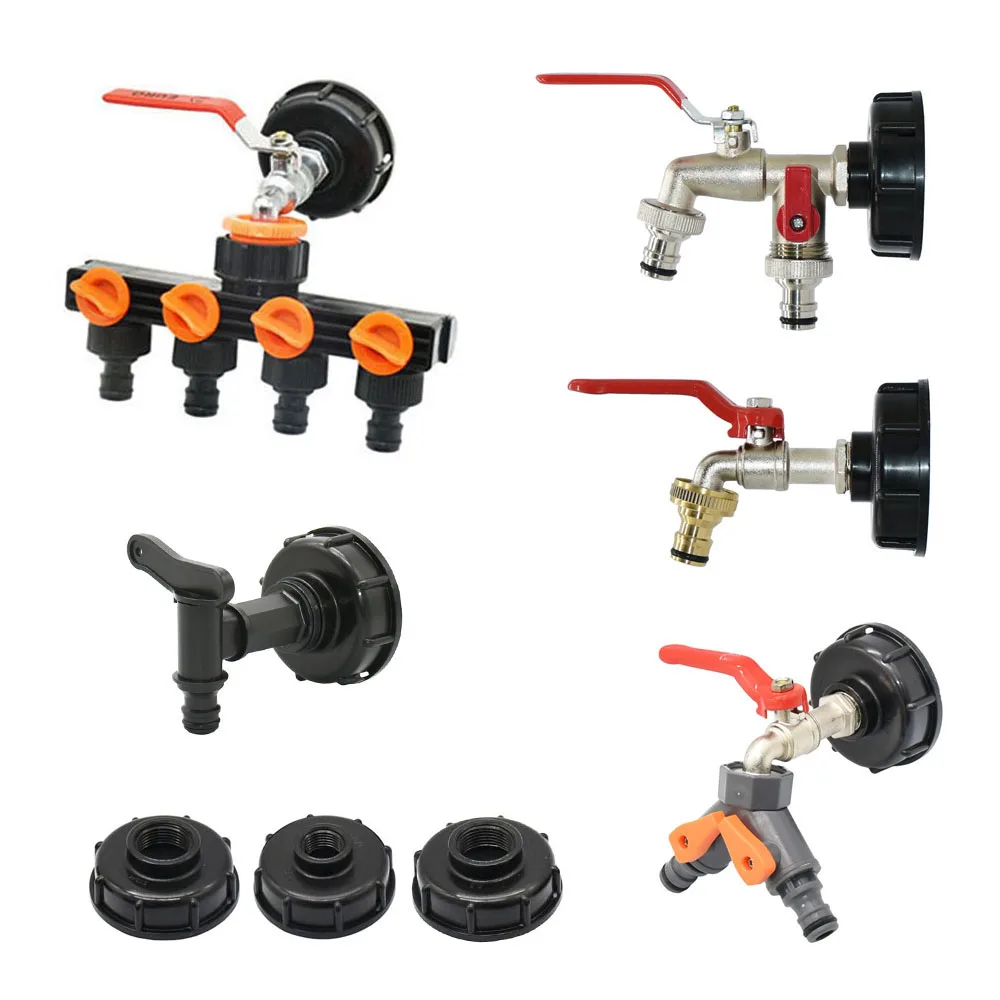 IBC Tank Tap Adapter S60X6 Coarse Thread Garden Quick Connect Faucet ...