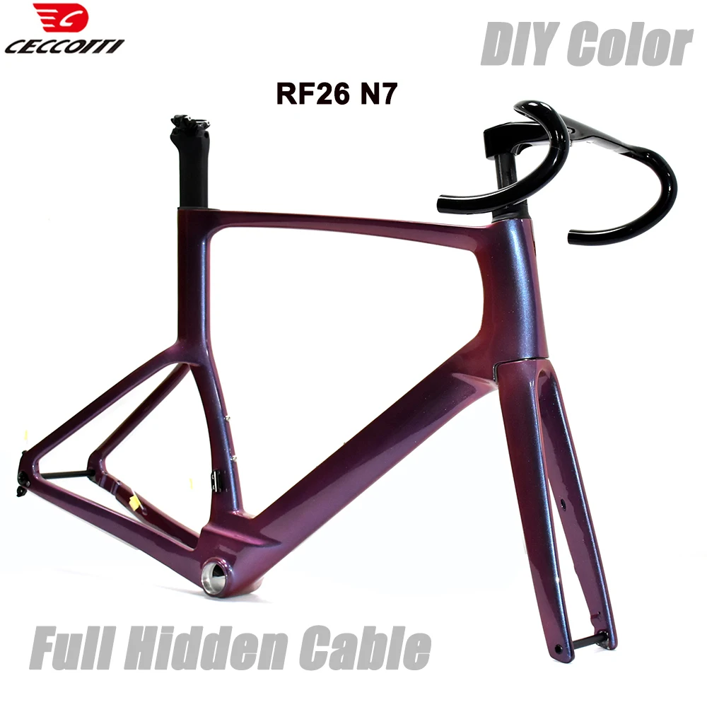 CECCOTTI Factory Diy Color for 700C Disc Brake Road Bike Frame size 47 ...