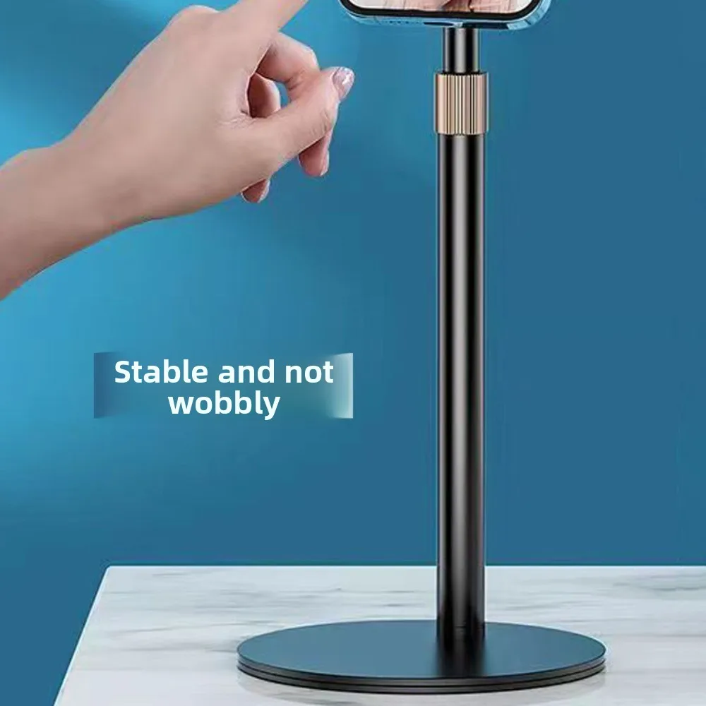Adjustable Height Telescopic Phone Stand 360° Rotate Stable Base ...