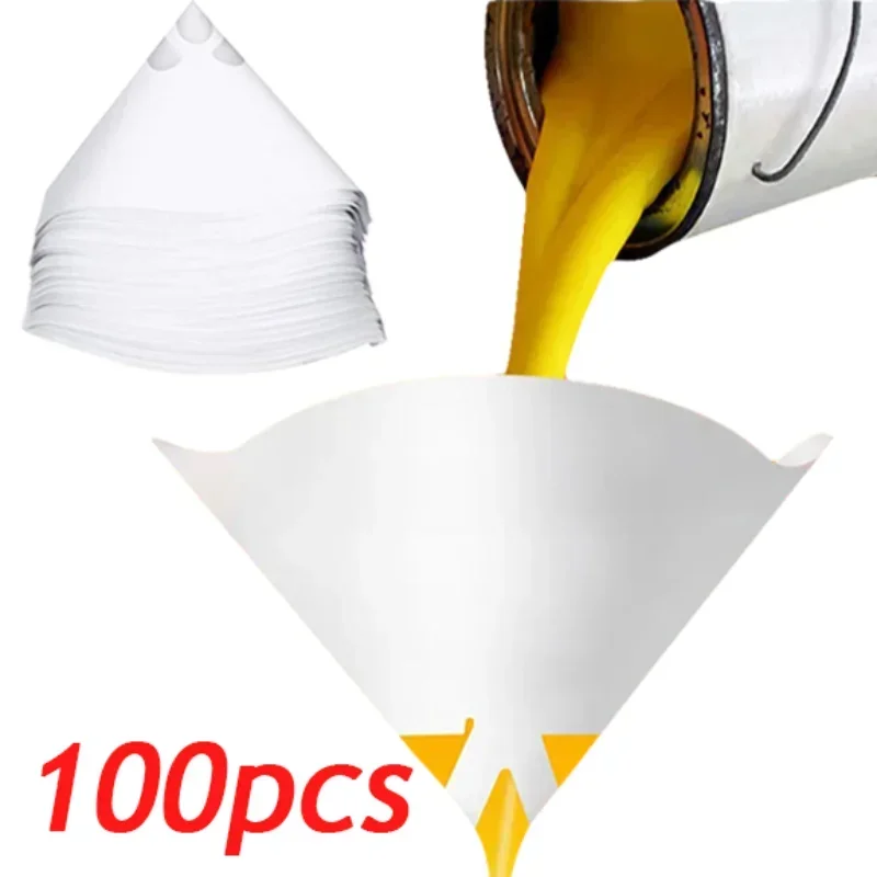 Car-Paint-Spray-Mesh-Paper-Filter-Purifying-Straining-Funnel-Mesh ...