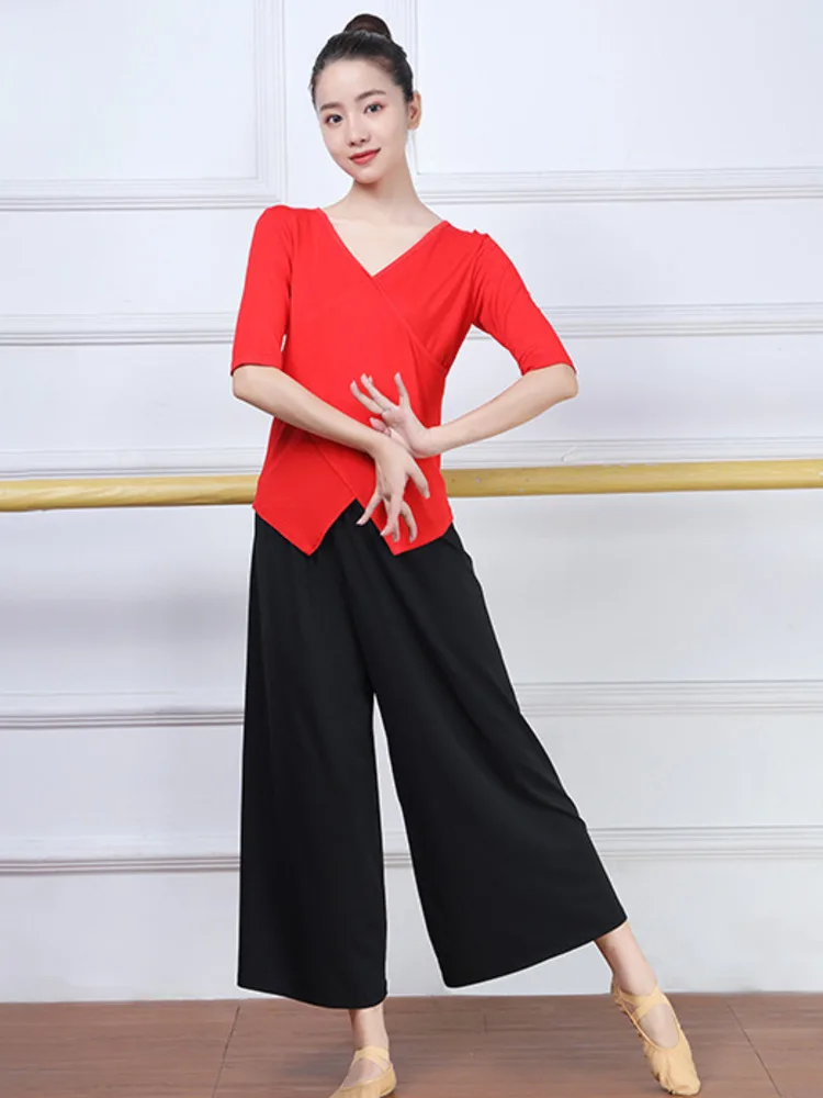 Half-Sleeve-Solid-Color-Dance-Top-Long-Pant-Suit-Luxury-Evening-Street ...
