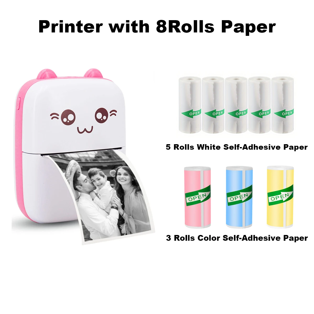Mini-Pocket-Printer-thermal-printer-for-learning-note-photos-DIY-travel ...