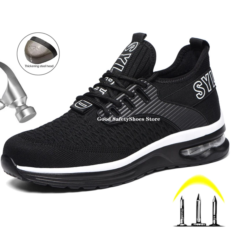 Air-Cushion-Work-Safety-Shoes-For-Men-Women-Work-Sneakers-Breathable ...