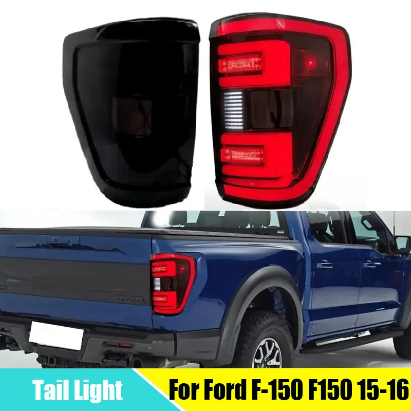 Smoked Red Tail Light for Ford F 150 F150 2015 2016 Led Reverse Turn ...