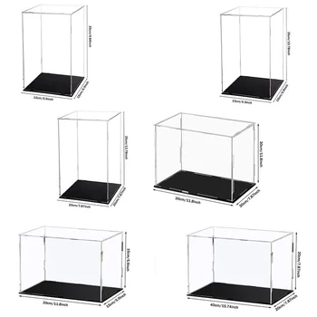 222 Size Acrylic Display Case for Collectibles Assemble Clear Acrylic ...