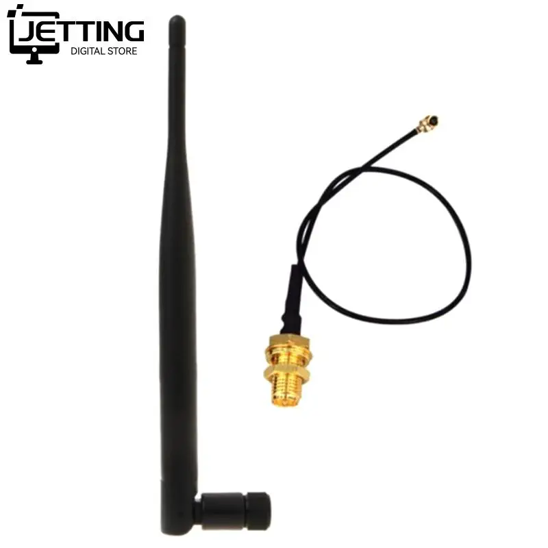 Antena Wifi externa de 2,4 GHz, enrutador inalámbrico hembra con Cable ...