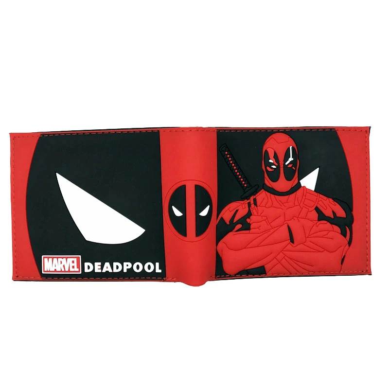 PVC-Marvel-Hero-Deadpool-Wallet-Short-Purse-with-Coin-Pocket-Gift-for ...