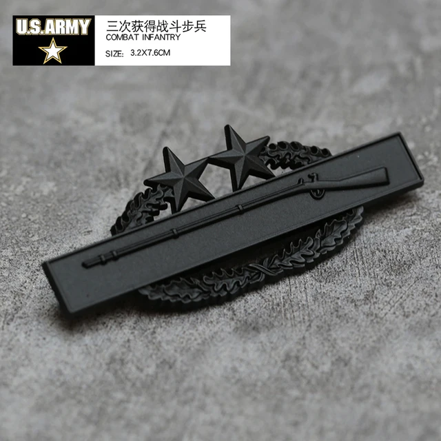 Combat Infantry Badge Black And White