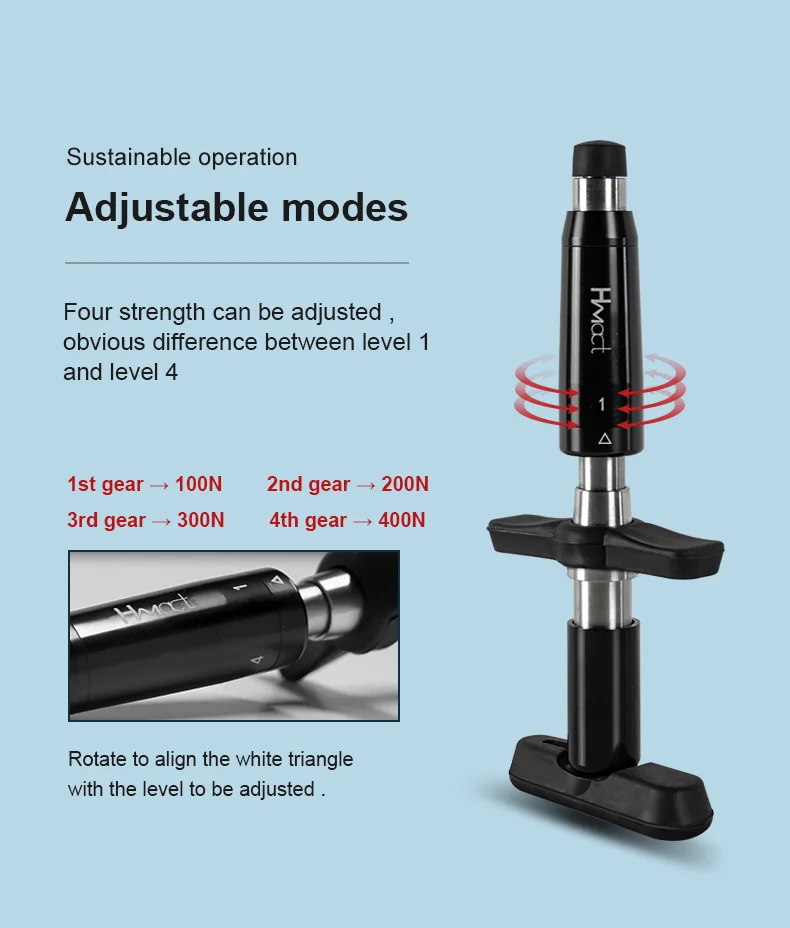 400N Black Portable Manual Chiropractic Activator Adjusting Tool ...