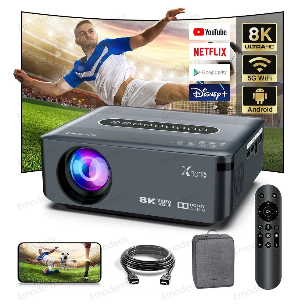 Proyector-inteligente-Original-X1-8K-4K-580ANSI-1920-1080P-Amlogic-T972 ...