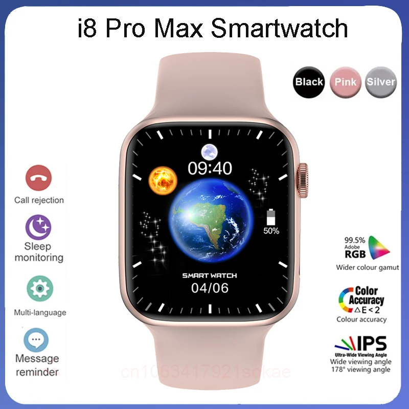 New In Original I8 Pro Max Smart Watch 2022 Men Women Smartwatch More ...