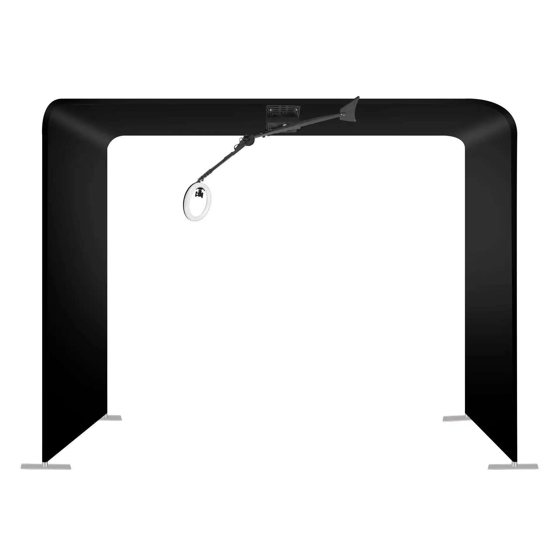 Overhead 360 Photo Booth Fill light Machine Camera Ipad Selfie VideoTop ...