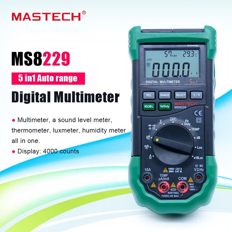 MASTECH-MS8229-Digital-Multimeter-Professional-Auto-Range-Temperature ...