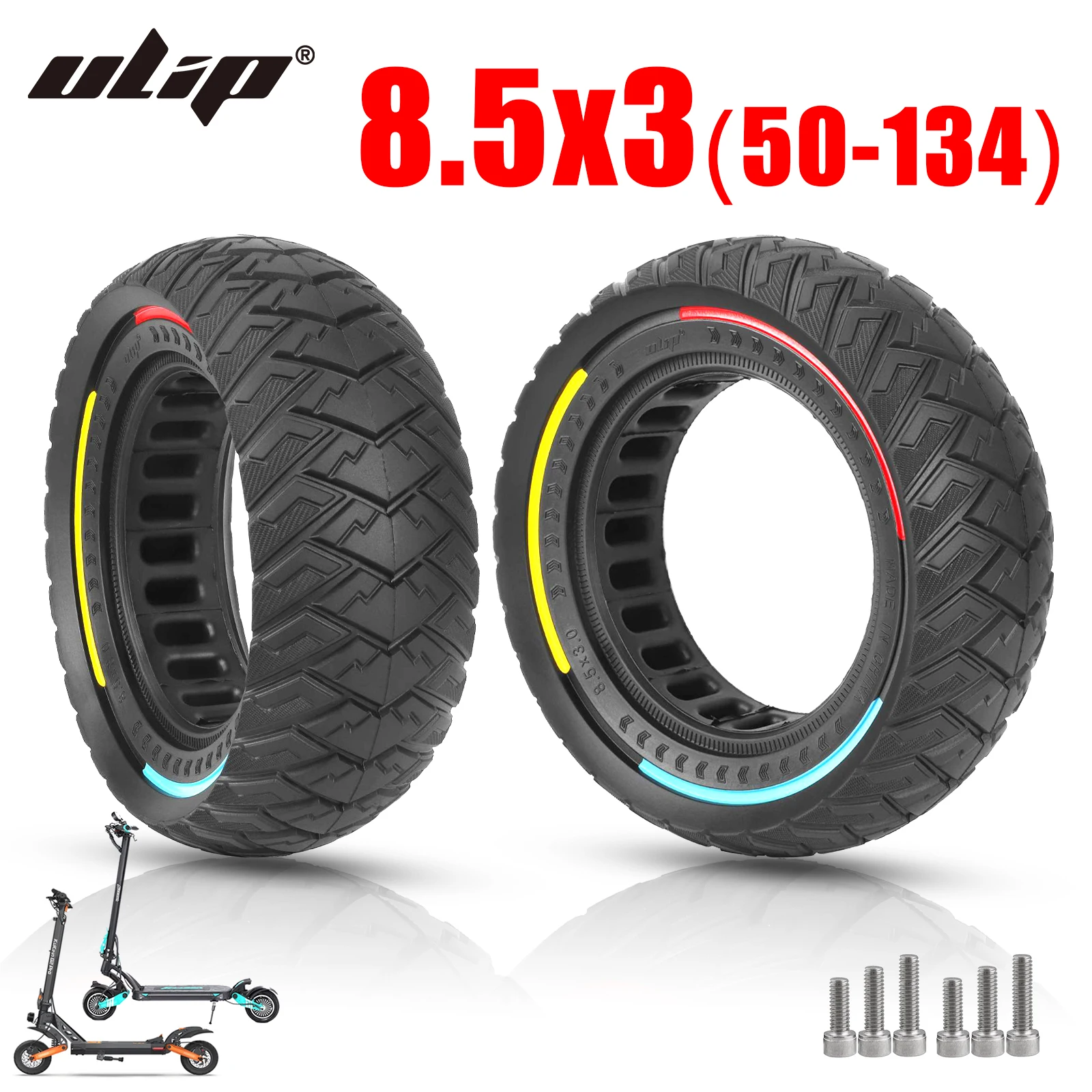 Ulip-8-5x3Inch-Puncture-proof-Off-road-Solid-Tire-8-5-3-Wear-resistant ...