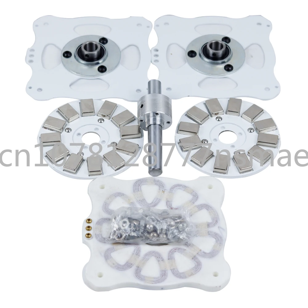 High-power-DIY-Disc-Permanent-Magnet-Ironless-Core-Generator-Low-speed ...