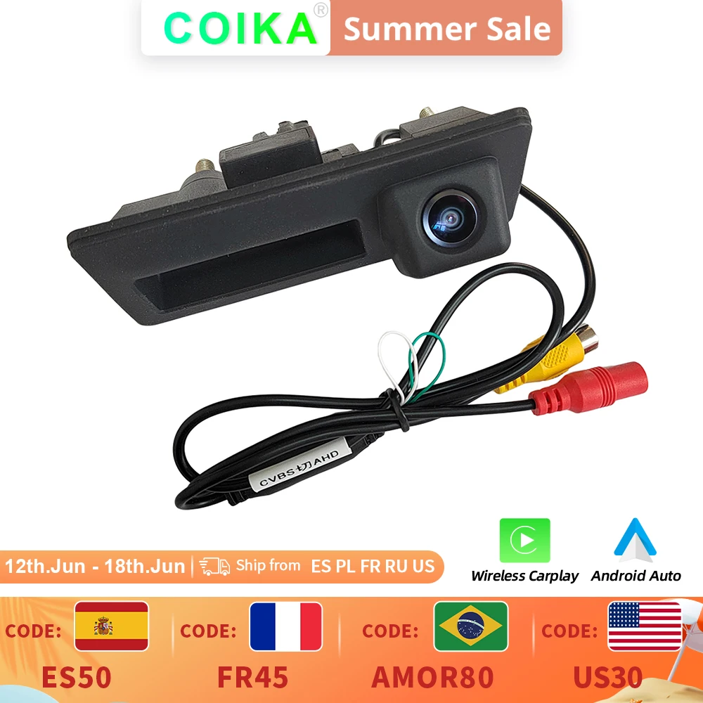 Ahd 1920*1080p Car Rear Parking Camera For Volkswagen Passat Cc B6 B7 ...