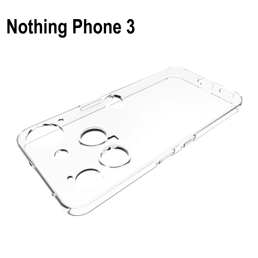 Nothing Phone 3 5G A024 Case Shockproof Clear Ultrathin Silicone TPU ...