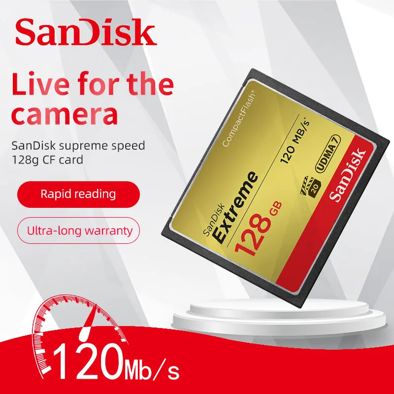 SanDisk-CF-Card-Memory-Card-Extreme-CompactFlash-32GB-64GB-128GB-CF ...