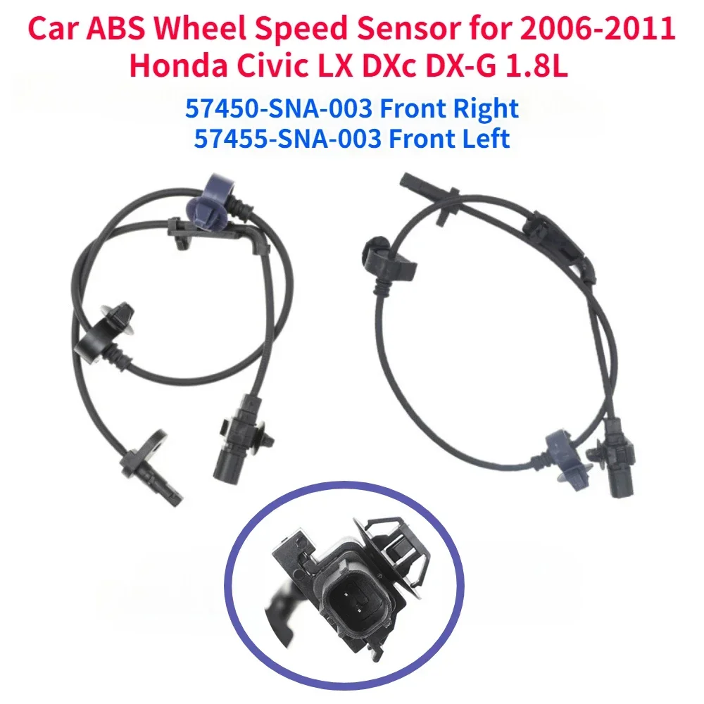 Car-Sensors-ABS-Wheel-Speed-Sensor-for-2006-2011-Honda-Civic-LX-DXc-DX ...