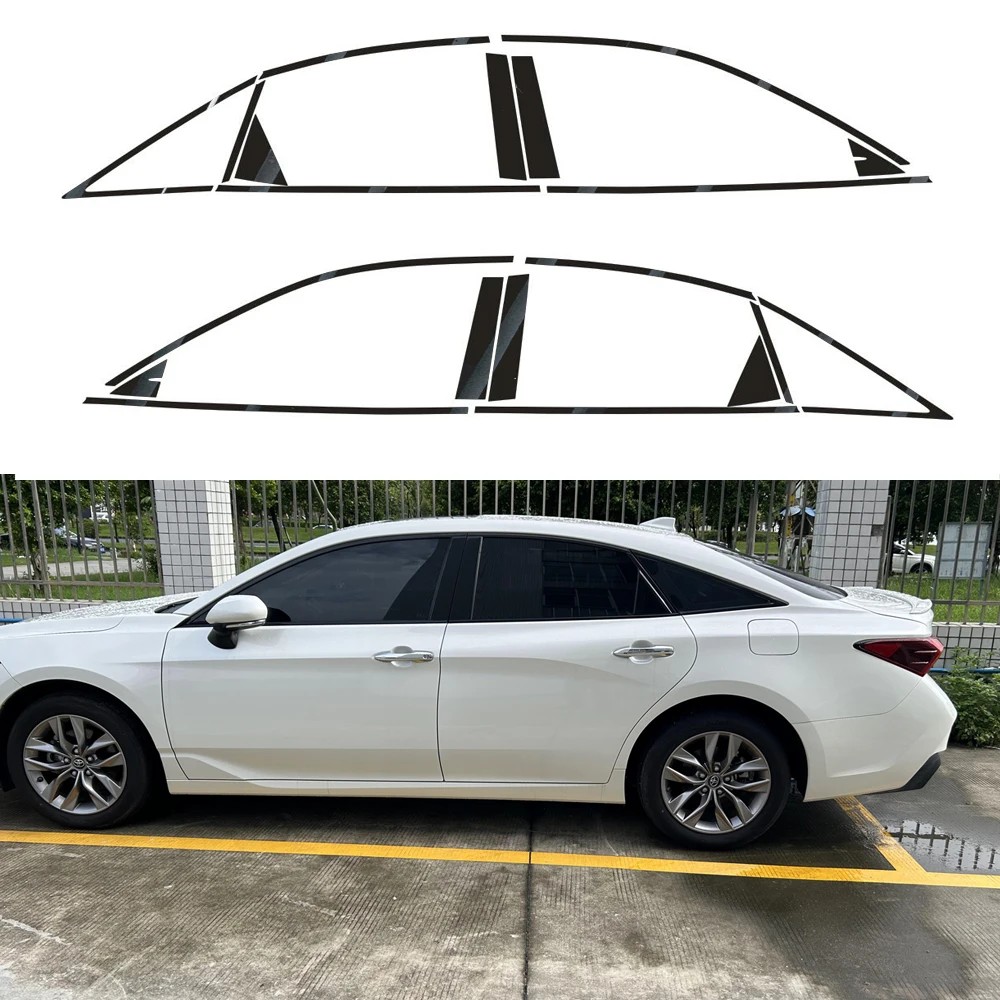 For-Toyota-Avalon-2019-2023-Sedan-Window-Chrome-Delete-Blackout-ABC ...