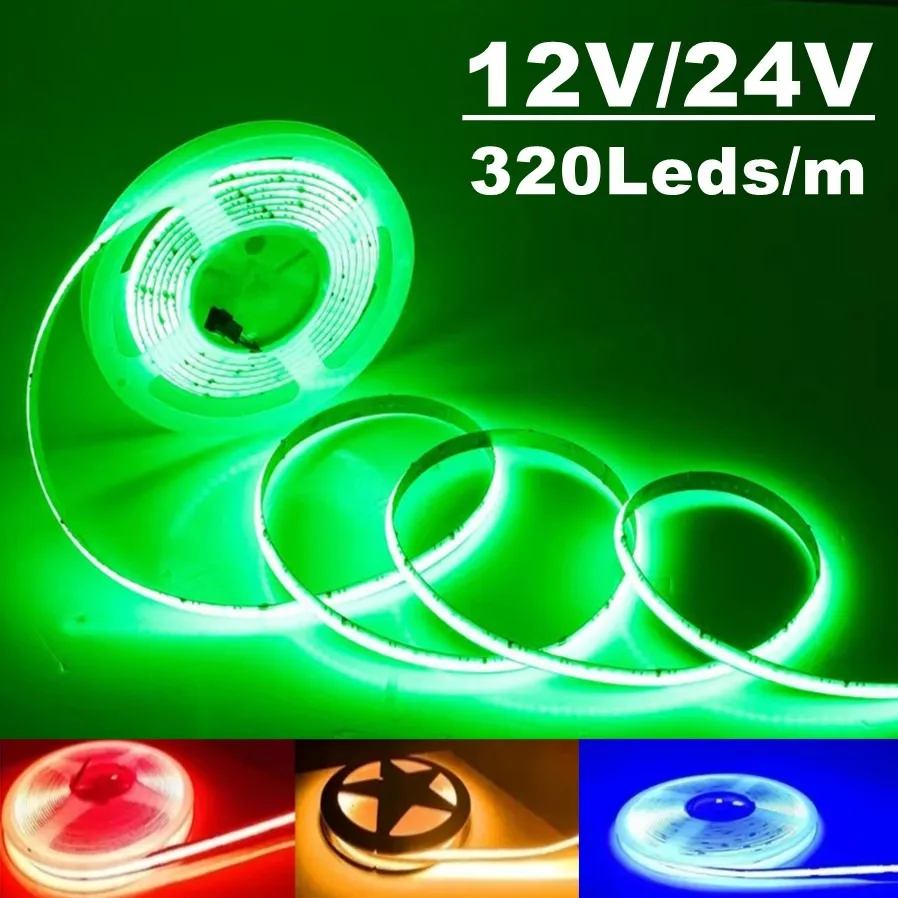 COB-LED-Strip-Light-High-Density-Linear-Lighting-320Leds-m-Flexible ...