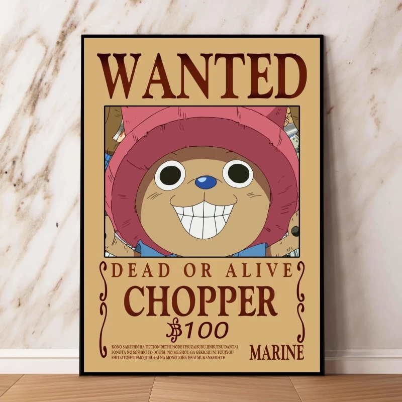 One Piece Chopper Wanted Poster