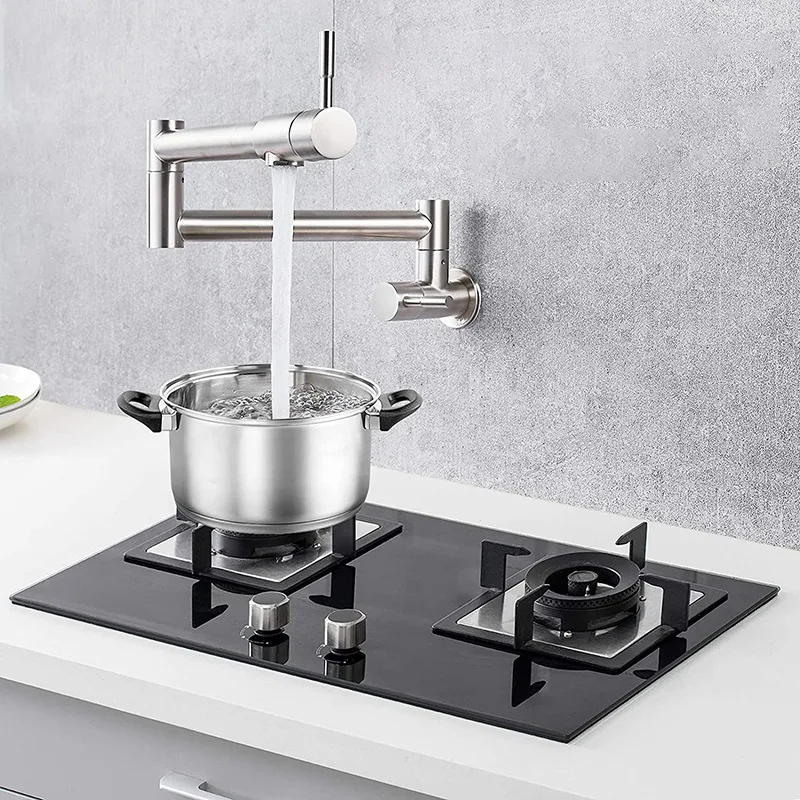Pot-Filler-Tap-Single-Lever-Rotate-Folding-Spout-Bathroom-Kitchen ...