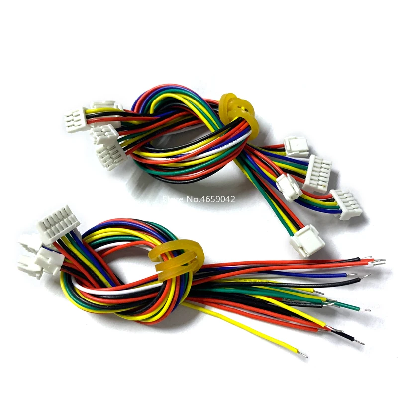 10PCS GH1.25 1.25mm Female Connector Terminal Cable 15cm 1.25 Connector witch lock 2p 3p 4p 5p ...