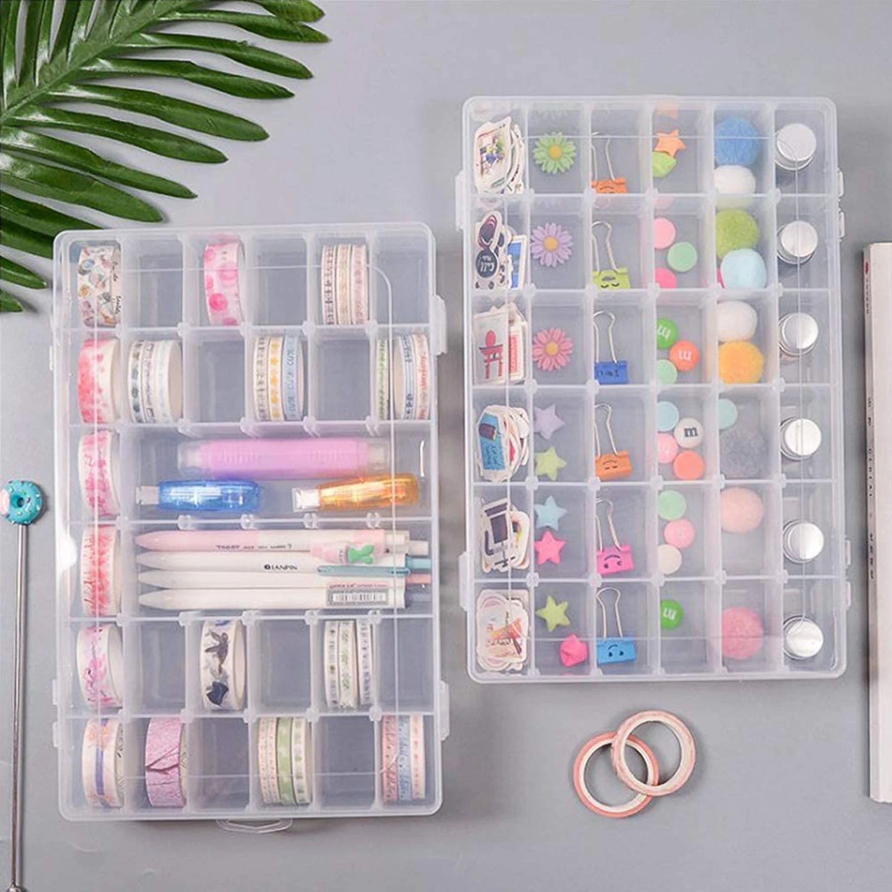 Smart-Organizer-12Pack-Plastic-Box-with-36-Comp-Beads-Jewelry-Fishing ...