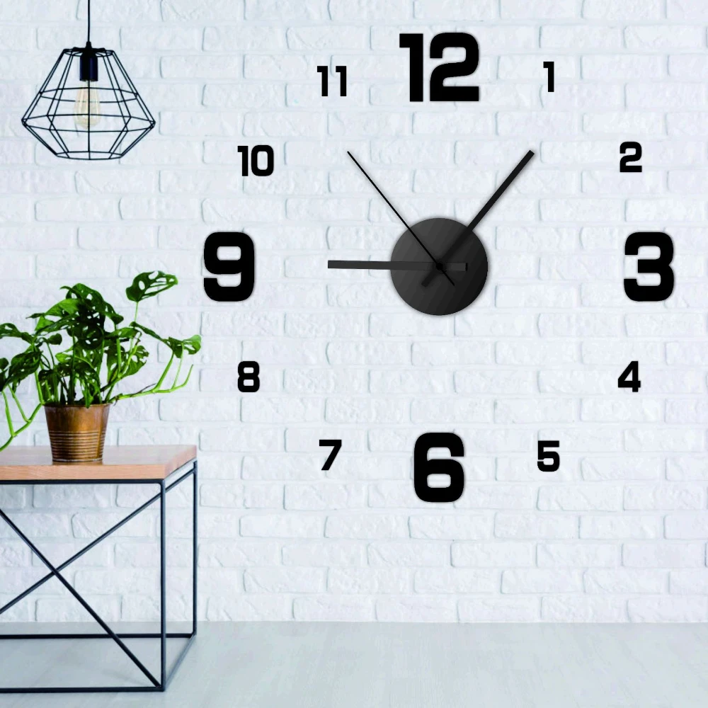 Digital-Wall-Clock-Creative-Frameless-DIY-Wall-Clock-Wall-Decoration ...