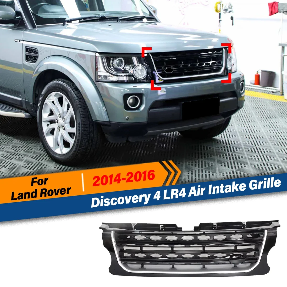 For Land Rover Discovery 4 LR4 2014 2015 2016 L319 Front Upper Racing ...