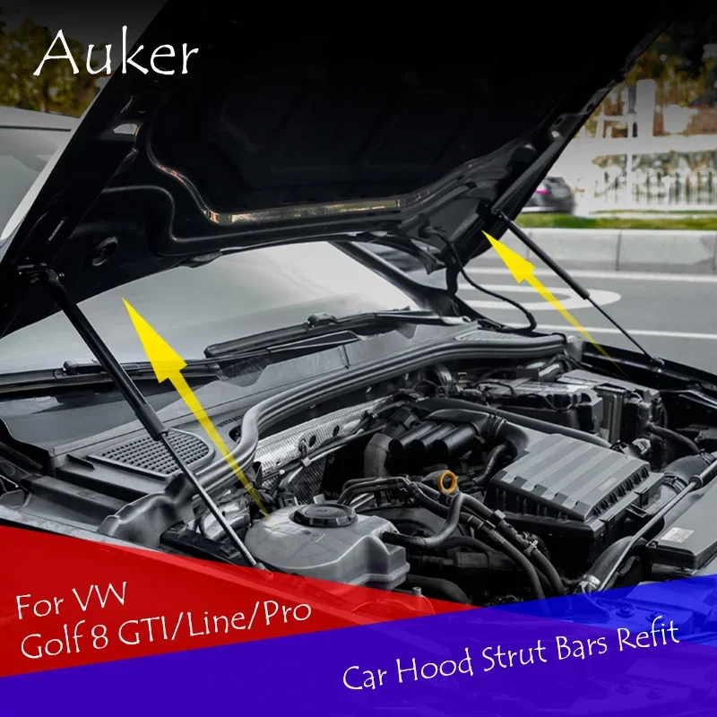 For-VW-Golf-8-GTI-Line-Pro-Car-Styling-Refit-Bonnet-Hood-Gas-Shock-Lift ...
