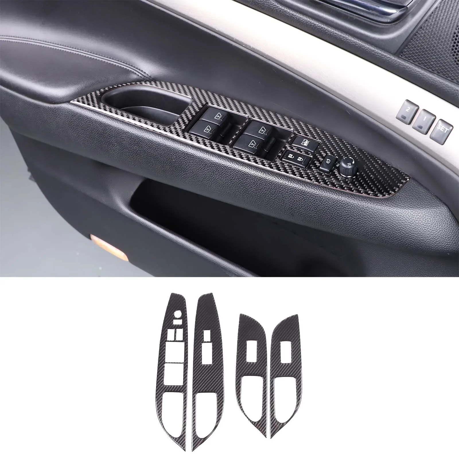 For-Infiniti-G37-G-Series-2007-2013-Car-Window-Lock-Lift-Panel-Trim ...