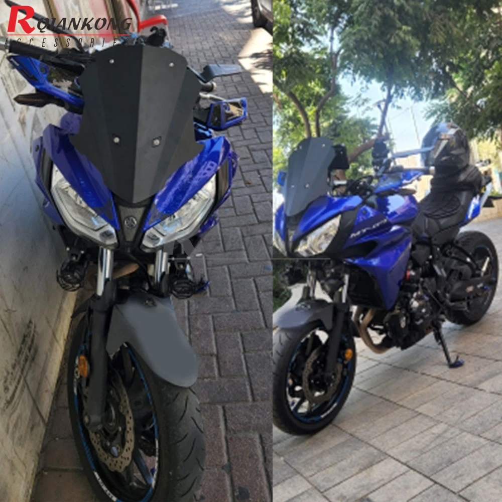 Motorcycle Windshield Windscreen FOR YAMAHA TRACER 7 7GT 700 Tracer700 ...